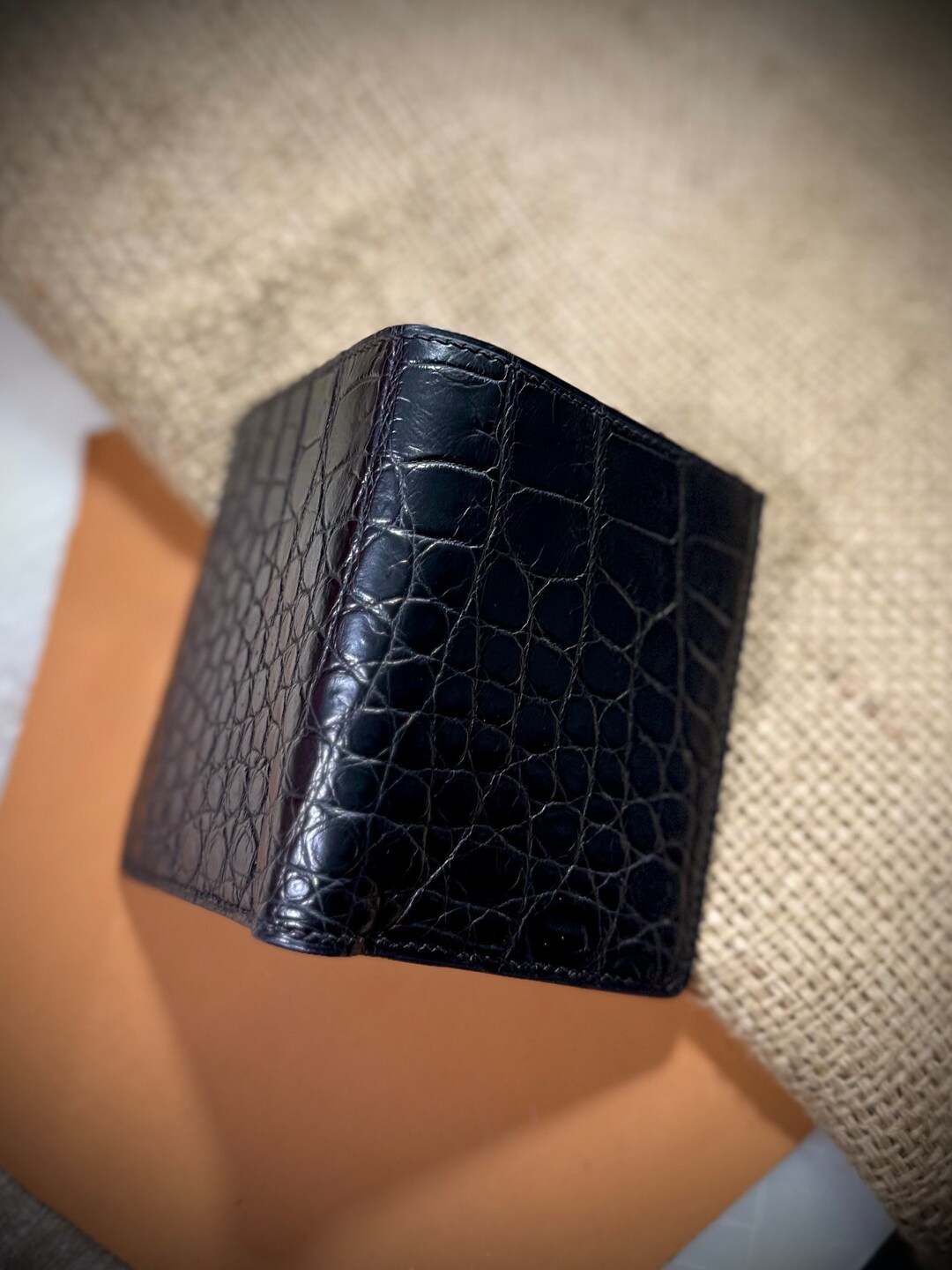 Genuine Alligator Wallet, High-quality Leather Handmade - Etsy