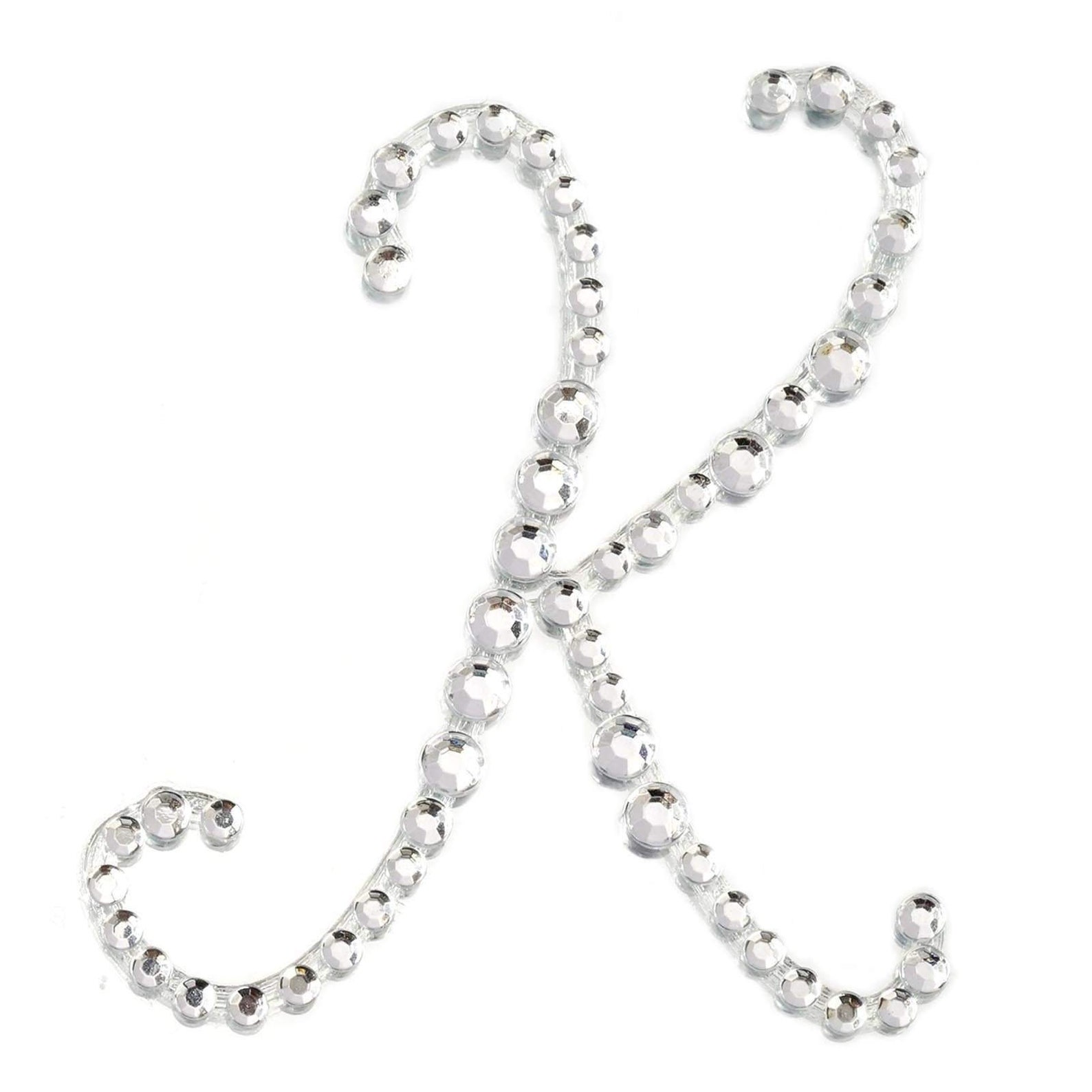 12 Pcs Letter k Clear Rhinestones Gem Stickers - Etsy