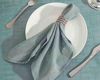 Dusty Blue Table Napkins - Etsy
