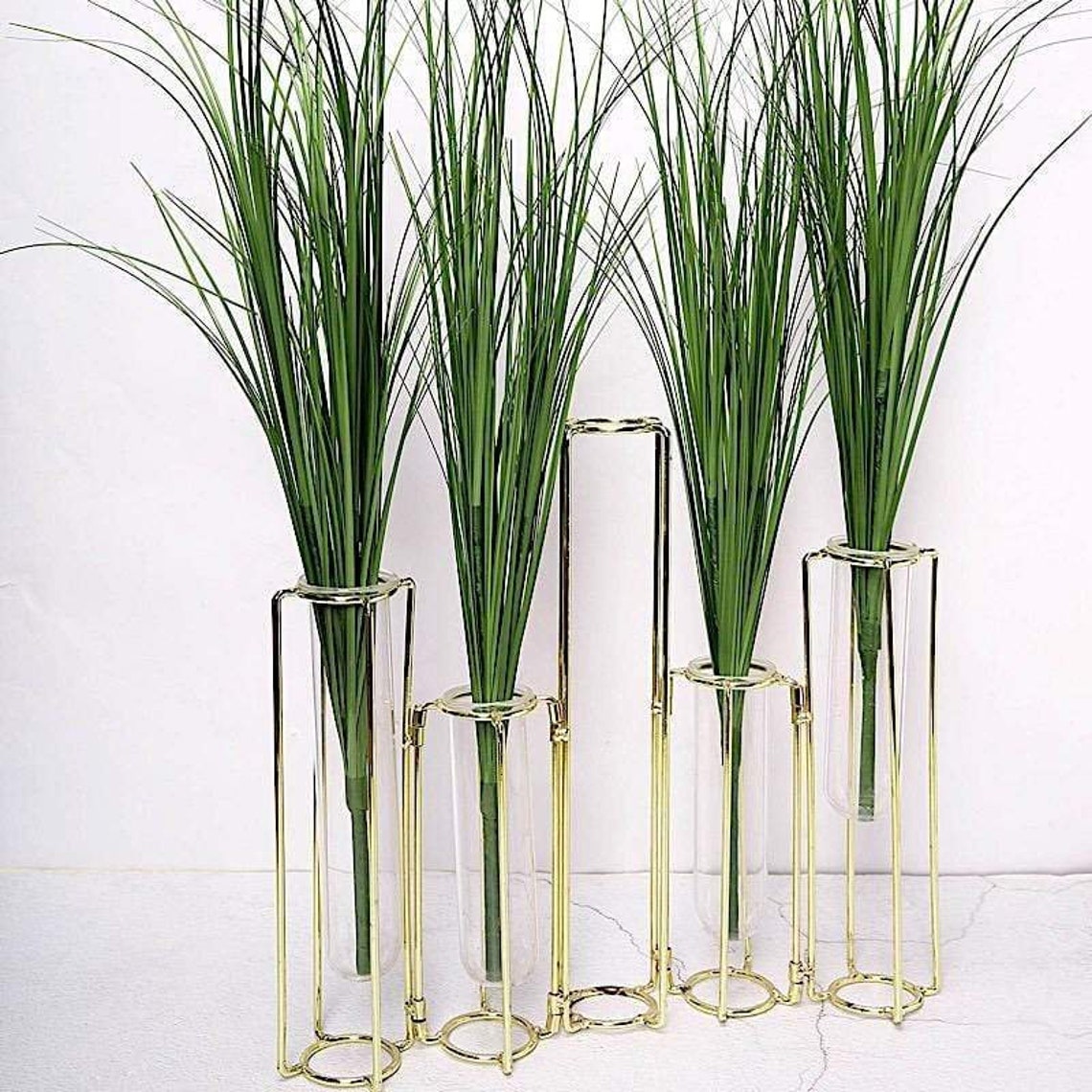 3 Green 20 in Tall Artificial Grass Sprays Stems - Etsy