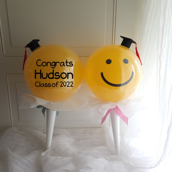 Smile & Wink Graduation Balloon Graduation Giftcongrats | Etsy