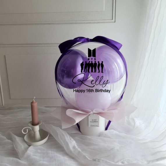 Chrome Puple BTS Mini Bubble Balloon Anniversary Gift - Etsy