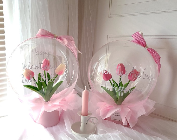 Balloon Flower Bouquet, Tulip Flower Balloon, Mother's Day,special Gift ...
