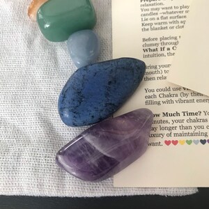 7 Chakra Crystals. Chakra Set. Chakra Balancing Crystal Set With ...