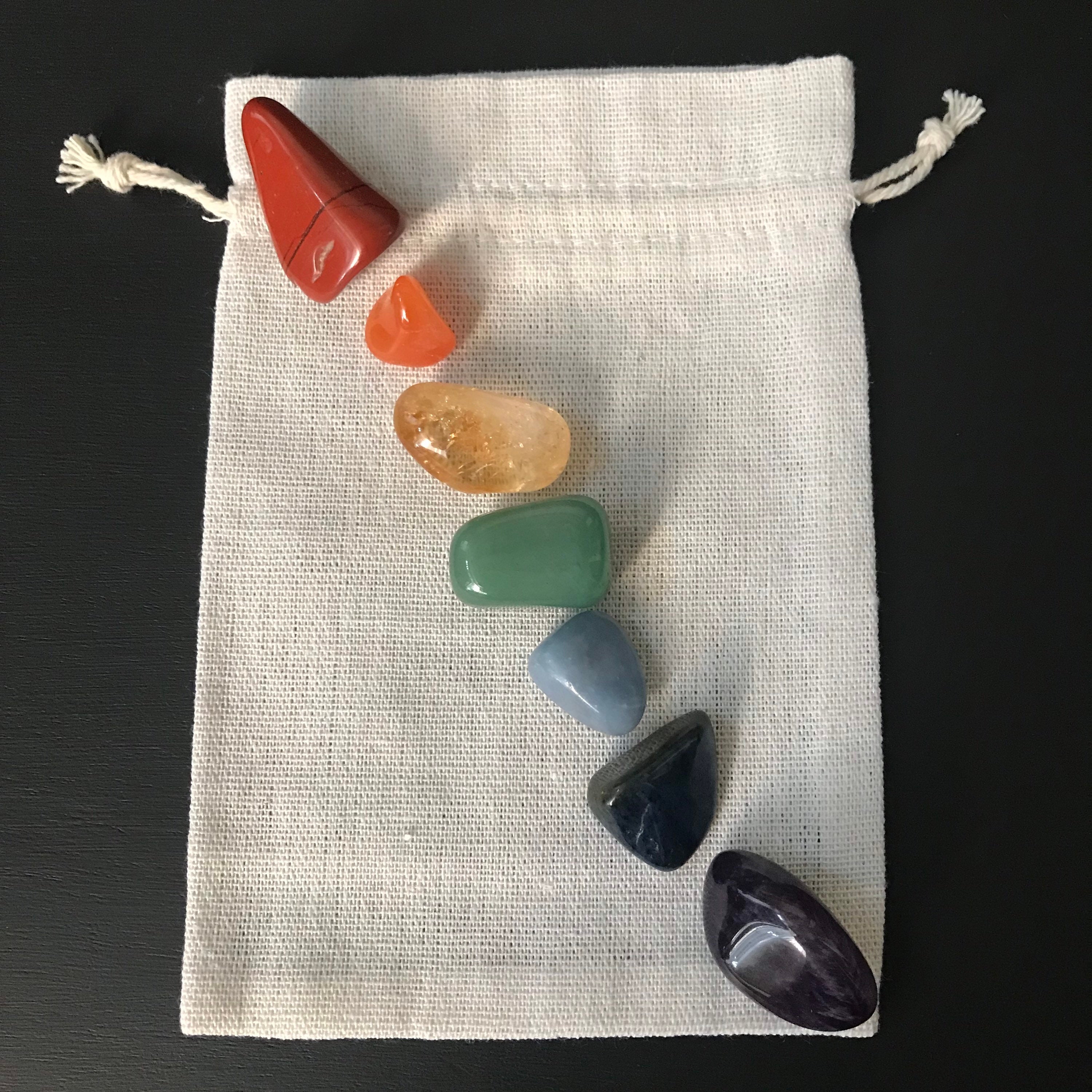 7 Chakra Crystals. Chakra Set. Chakra Balancing Crystal Set With ...