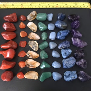 7 Chakra Crystals. Chakra Set. Chakra Balancing Crystal Set With ...