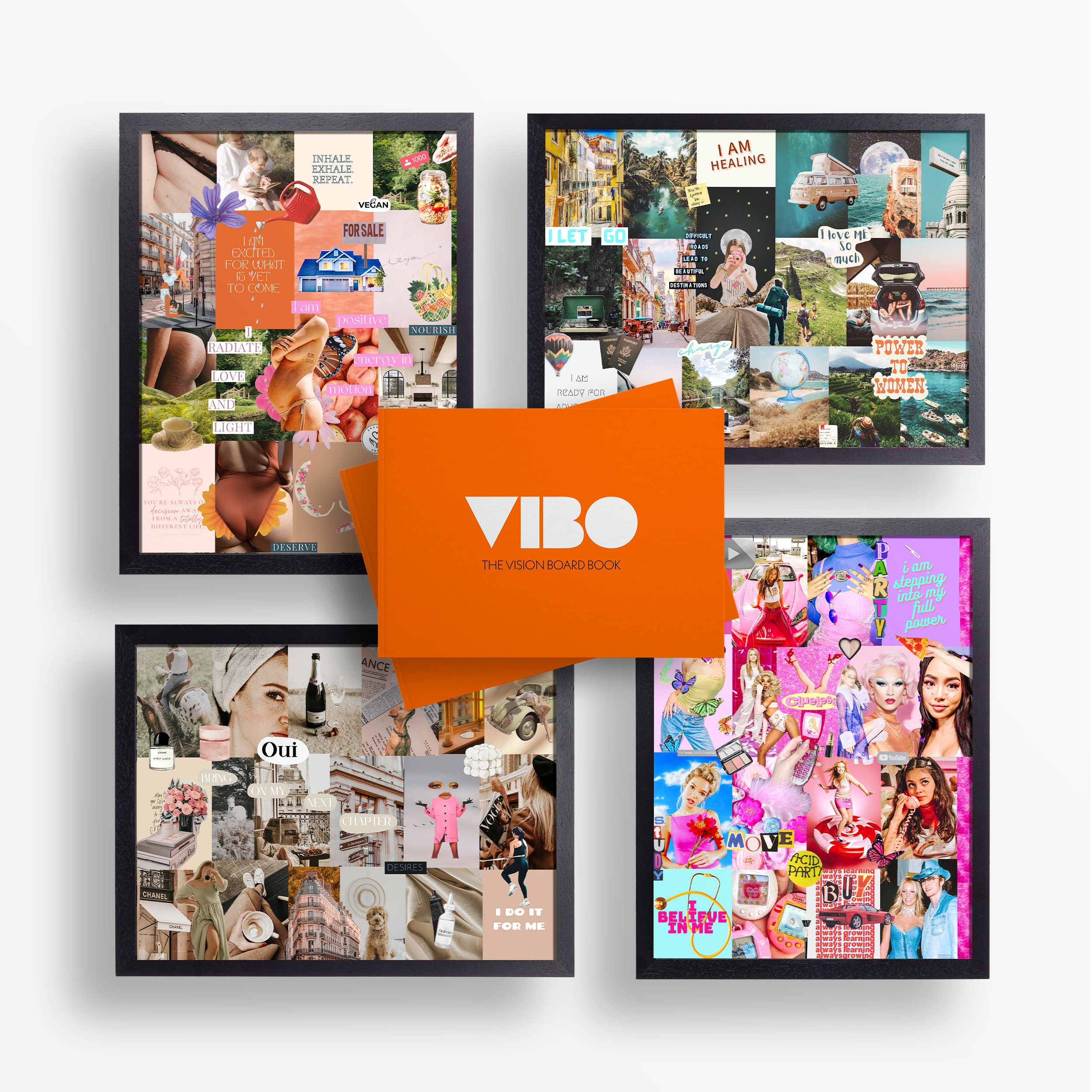 ULTIMATE VISION BOARD Book | 1000+ Aesthetic Images, 750+ Collage ...