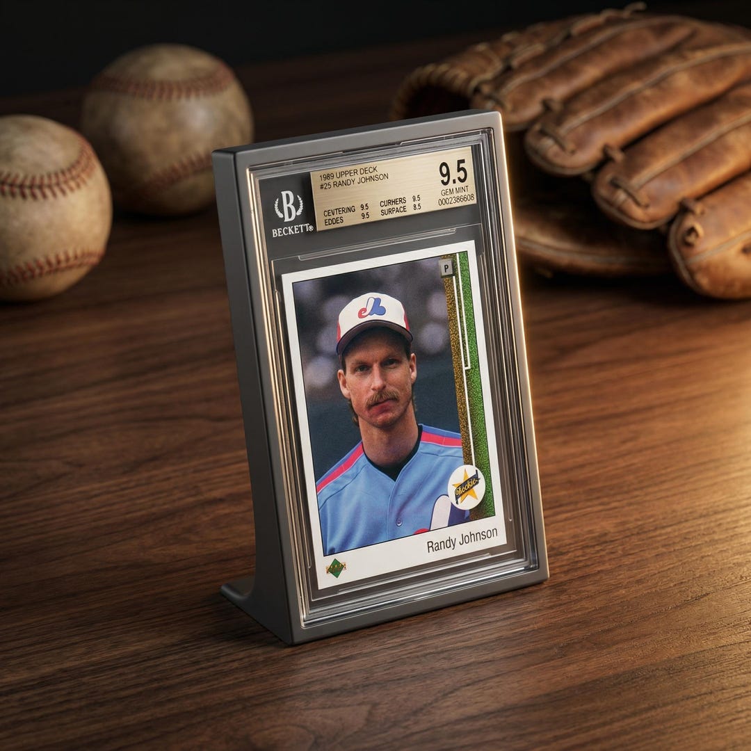 Graded Slab Display Frame for Baseball Cards, 3-slot Display Frame for ...