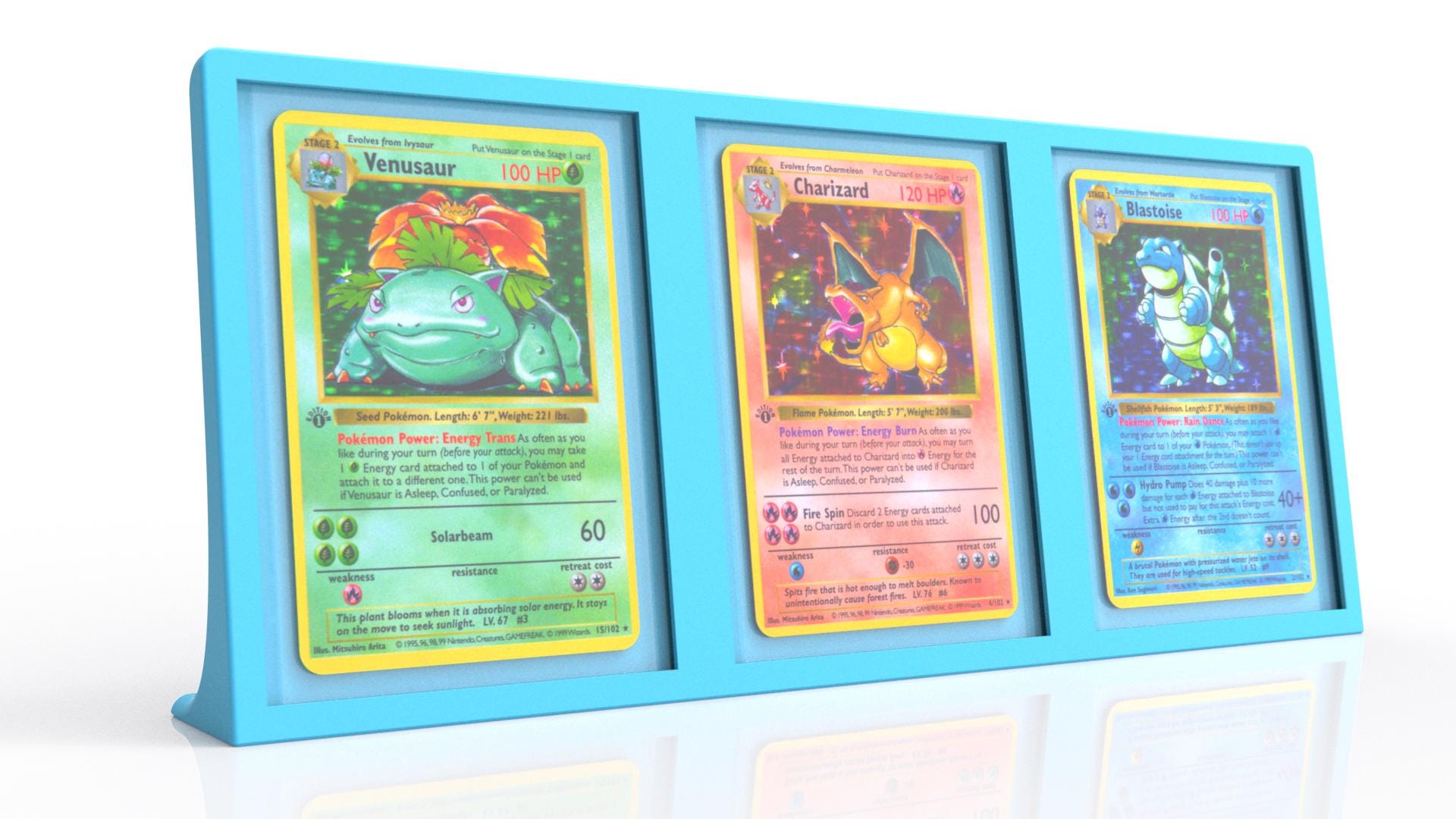 3-card Trading Card Display — Toploader Frame for Tcgs (pokémon, MTG ...