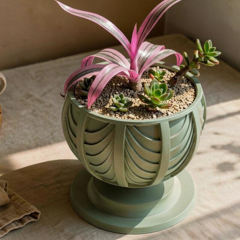 Geometric Planter - Etsy