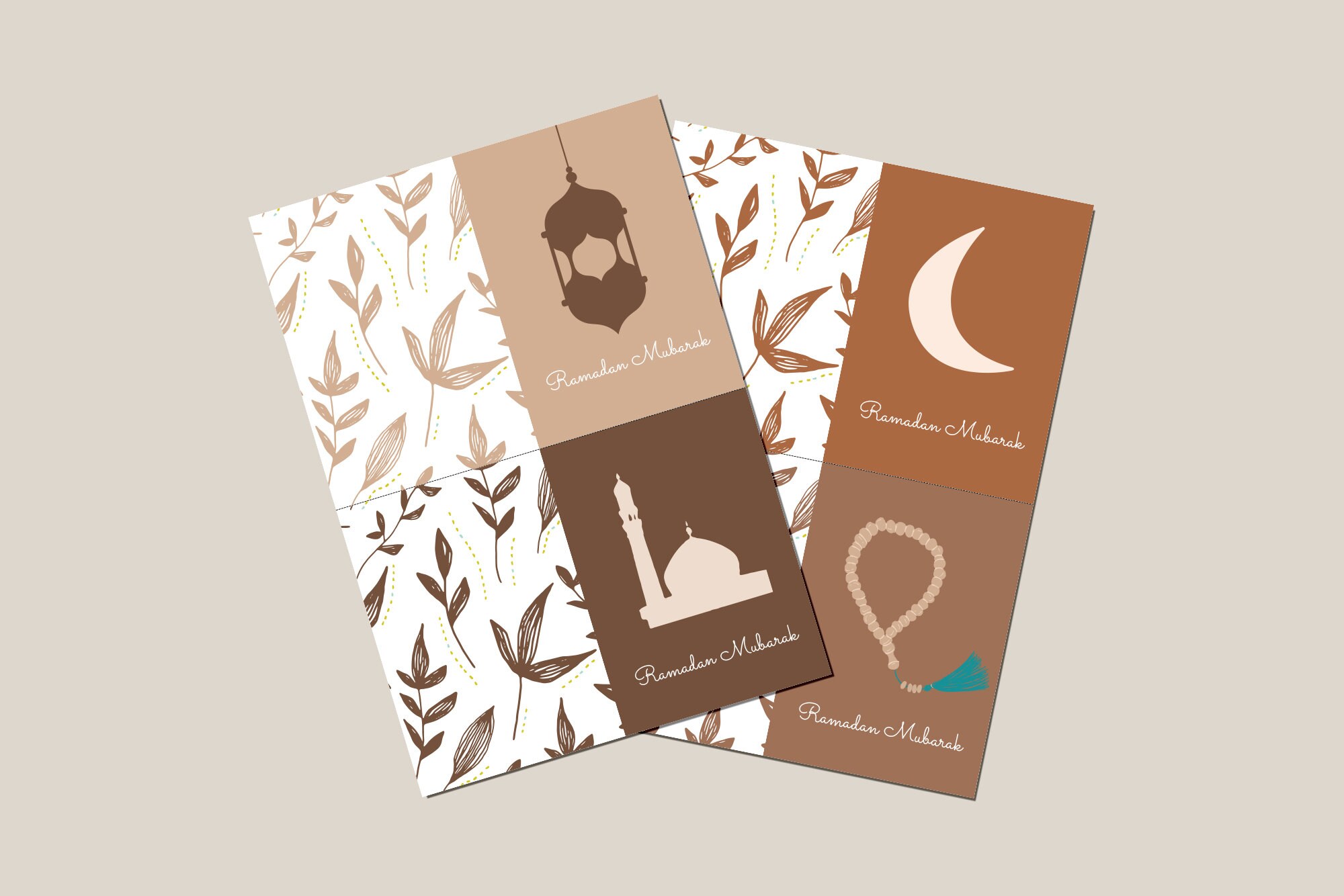 Ramadan & Eid Cards, Printable, Digital Download, Ramadan Decor, Eid ...