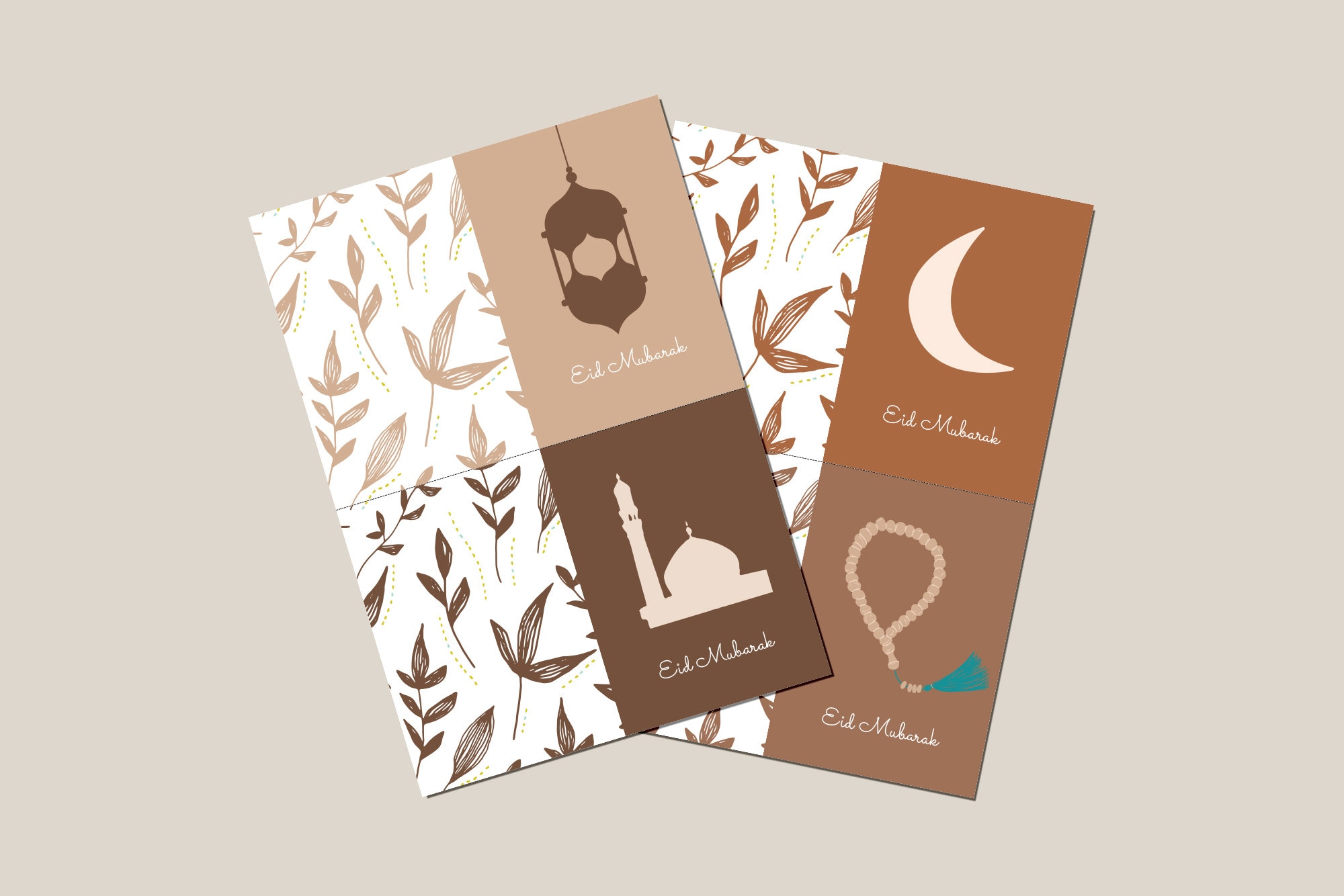 Ramadan & Eid Cards, Printable, Digital Download, Ramadan Decor, Eid ...