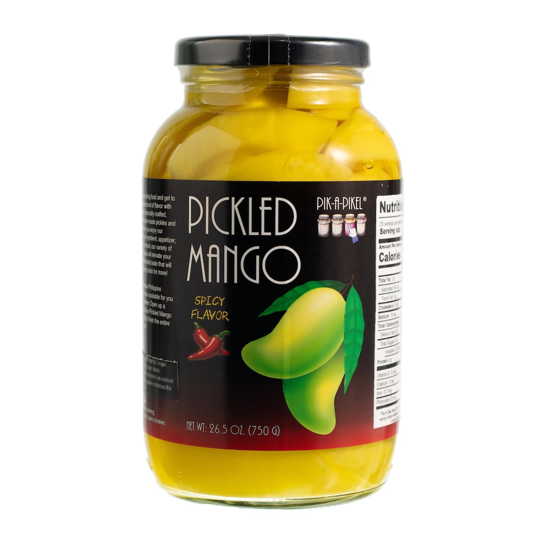 Spicy Flavor Pickled Mango: Philippines Tropical Condiment (26.5 Ounce ...