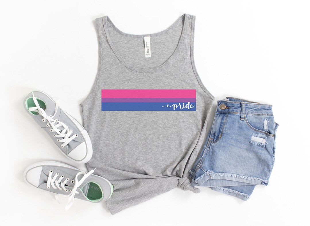 Pride Tank Top, Bisexual Tank Top, Pride Workout Tank, LGBTQIA Pride ...