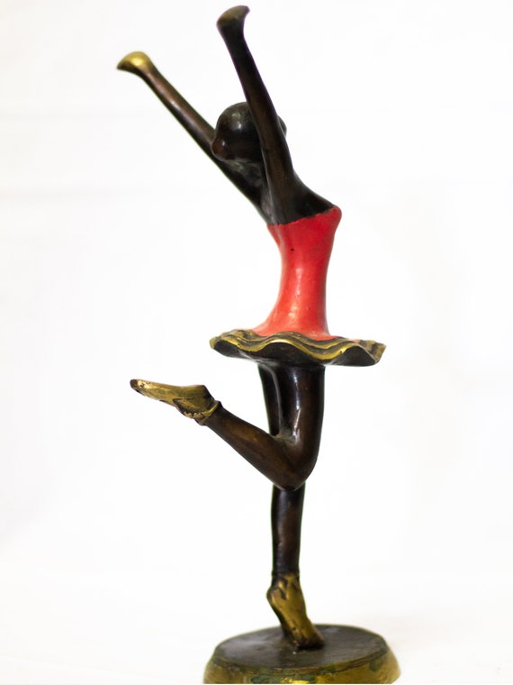 Vintage Decor Interior Decoration Beautiful Red Ballet Bronze Bohemian ...