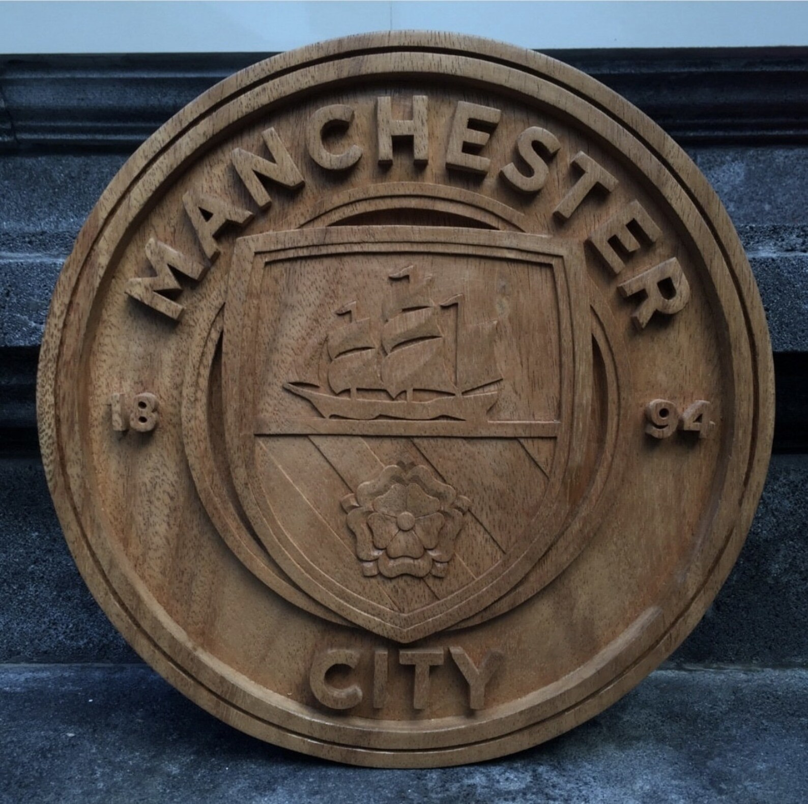 Manchester City Art, Wall Decor, Football Decor, Home Decor, Gifts for ...