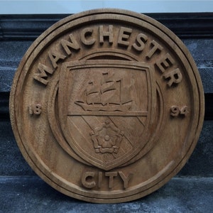 Manchester City Art, Wall Decor, Football Decor, Home Decor, Gifts for ...