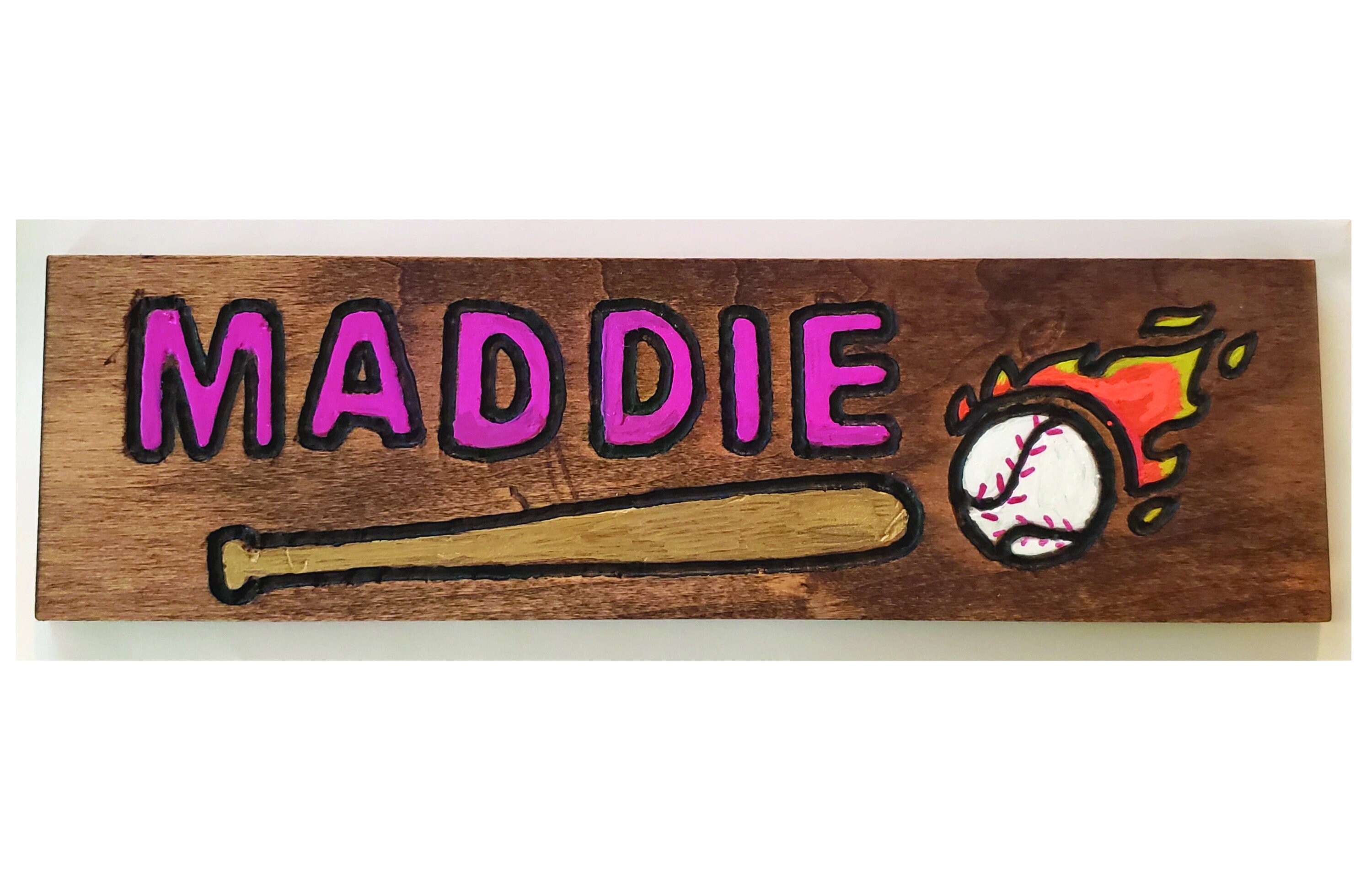 Sports Name Placard - Etsy
