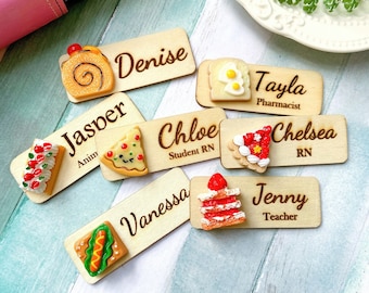 1 X 3 Employee Name Tag Customized Name Badge - Etsy