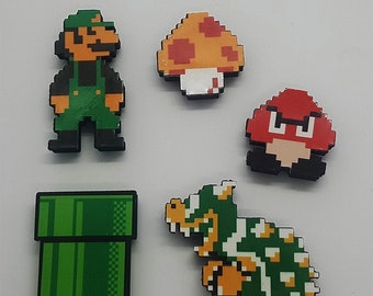 3d Mario Magnets - Etsy