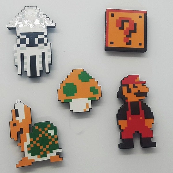 Super Mario Magnets - Etsy