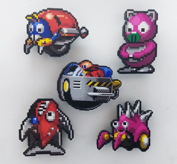 Sonic the Hedgehog SEGA 3D Gaming Magnets dr. Robotnik - Etsy Canada