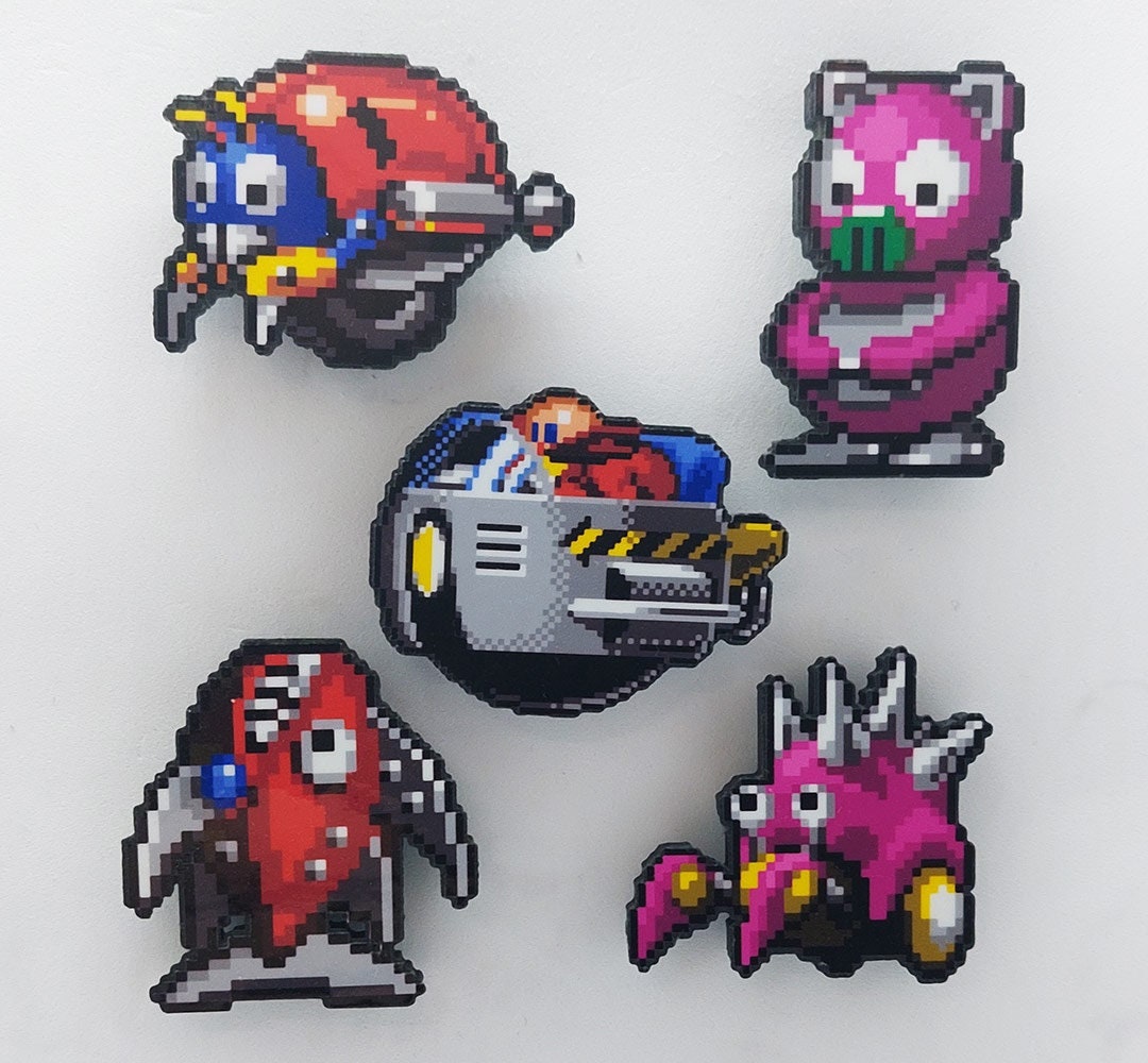 Sonic the Hedgehog SEGA 3D Gaming Magnets dr. Robotnik - Etsy Canada
