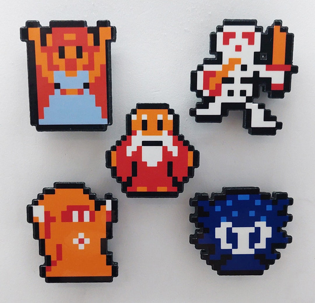 The Legend of Zelda NES 3D Gaming Magnets (zelda, Octorok, Old Man ...