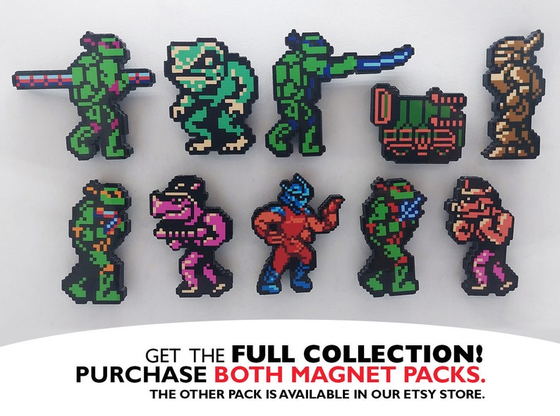 Teenage Mutant Ninja Turtles NES Gaming Magnets (donatello ...