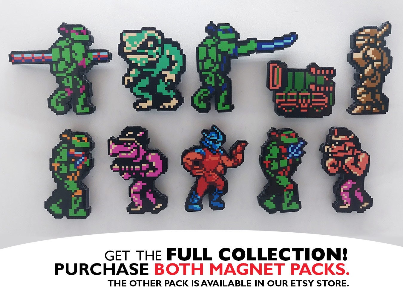 Teenage Mutant Ninja Turtles NES Gaming Magnets (donatello ...