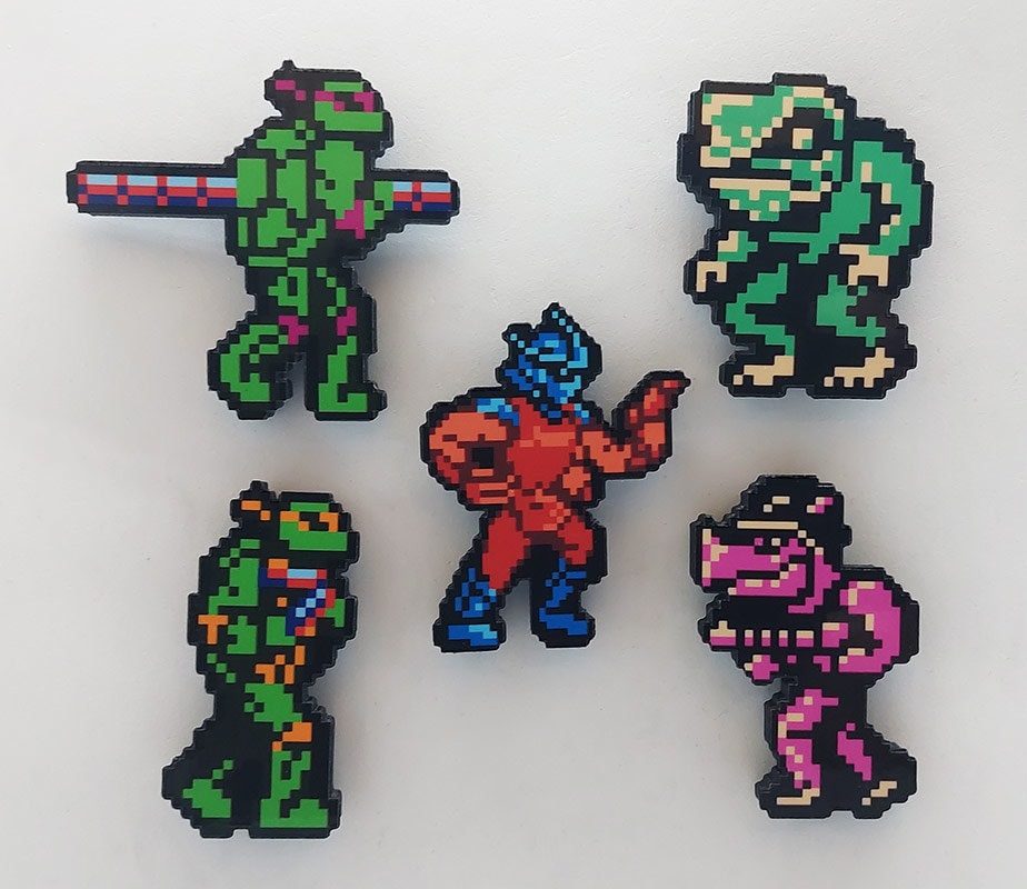 Teenage Mutant Ninja Turtles NES Gaming Magnets (donatello ...