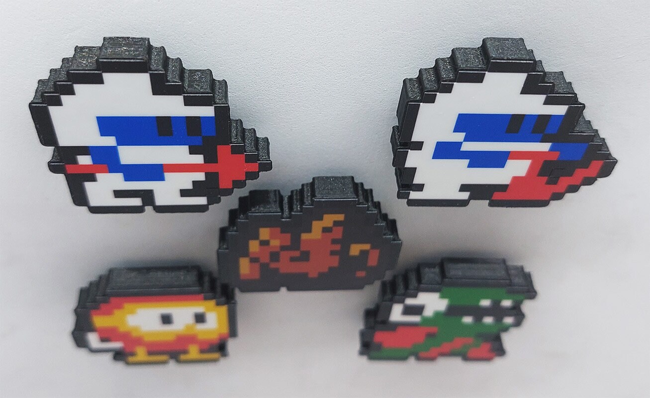 Dig Dug 3D Gaming Magnets dig Dug taizo Hori, Dig Dug Inflated, Fygar ...