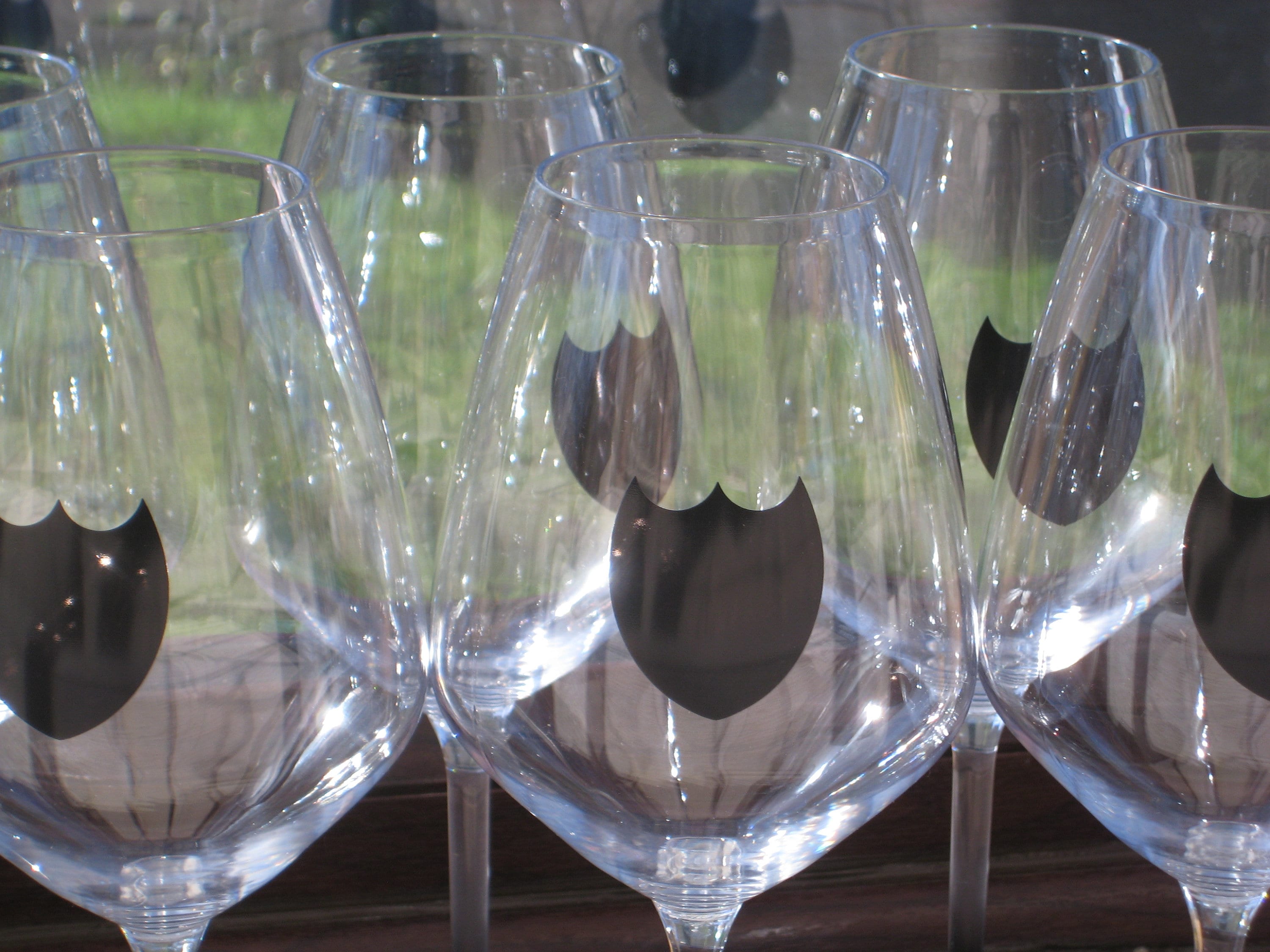 6 X Dom Perignon Champagne Acrylic Glasses, Ideal for by the Pool or ...