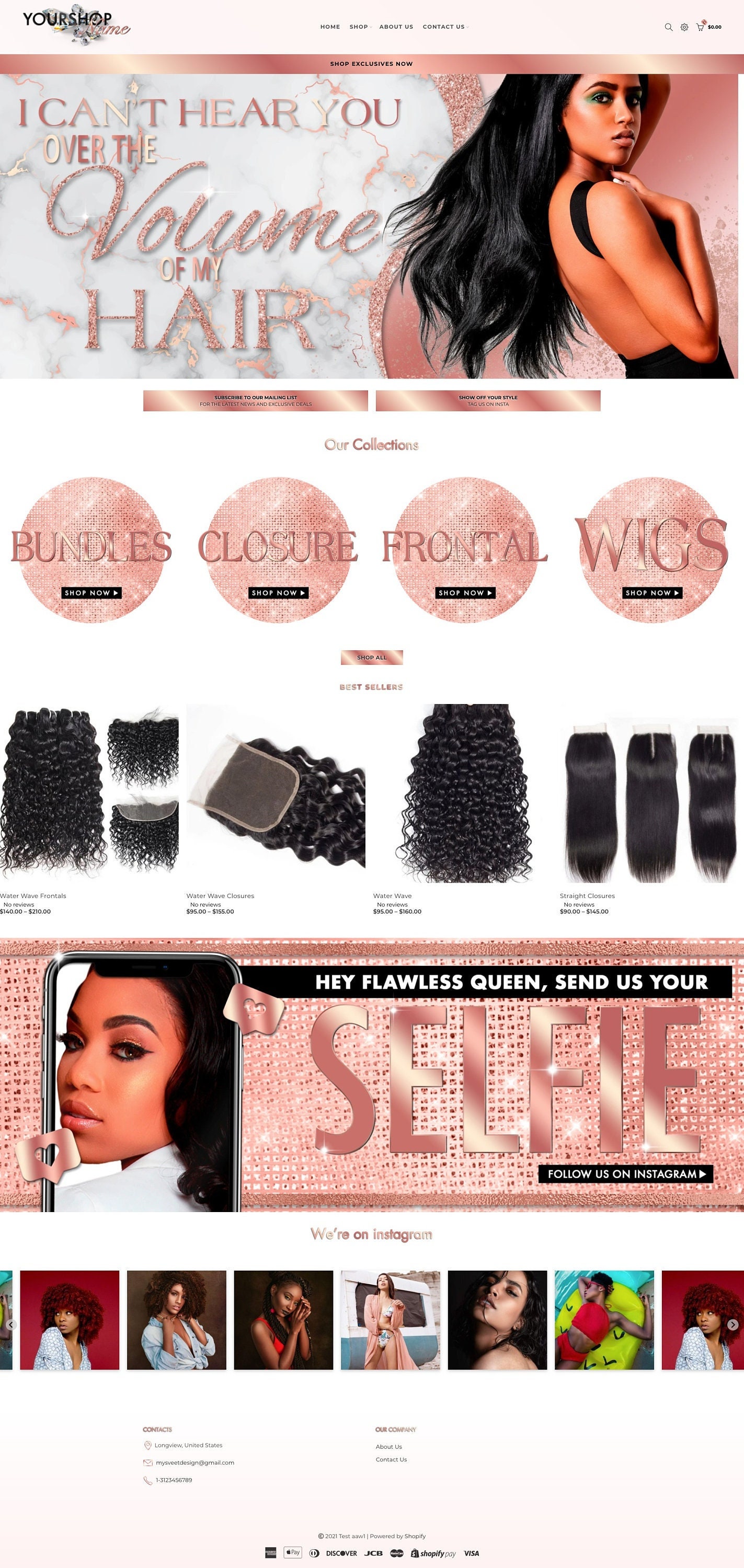 Full Customization Pastel Website Shopify Theme Template - Etsy