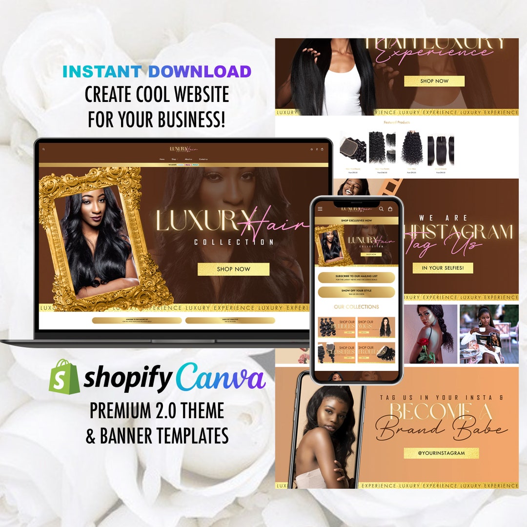Wix Website Template / Custom Shopify Website Design Modern Shopify ...