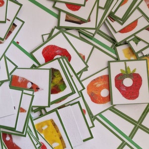 The Hungry Caterpillar- Food Counters - Number/counting to 10 Frames ...