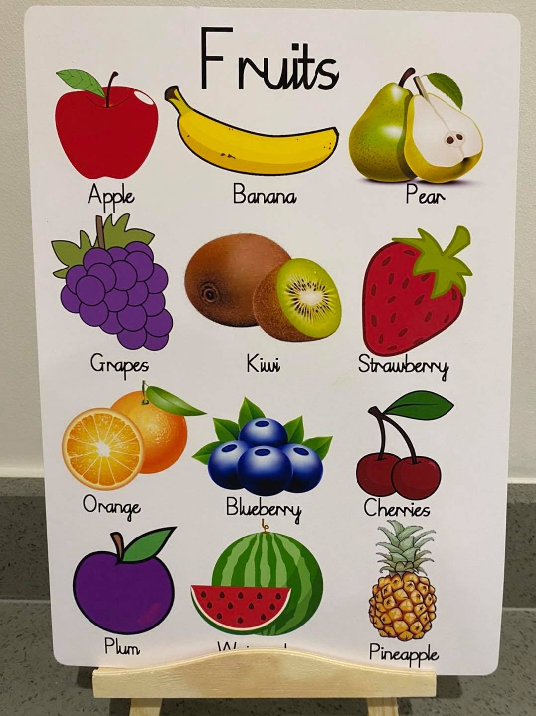 Outdoor Weatherproof Sign - Fruit- Healthy Eating- Made From Metal ...
