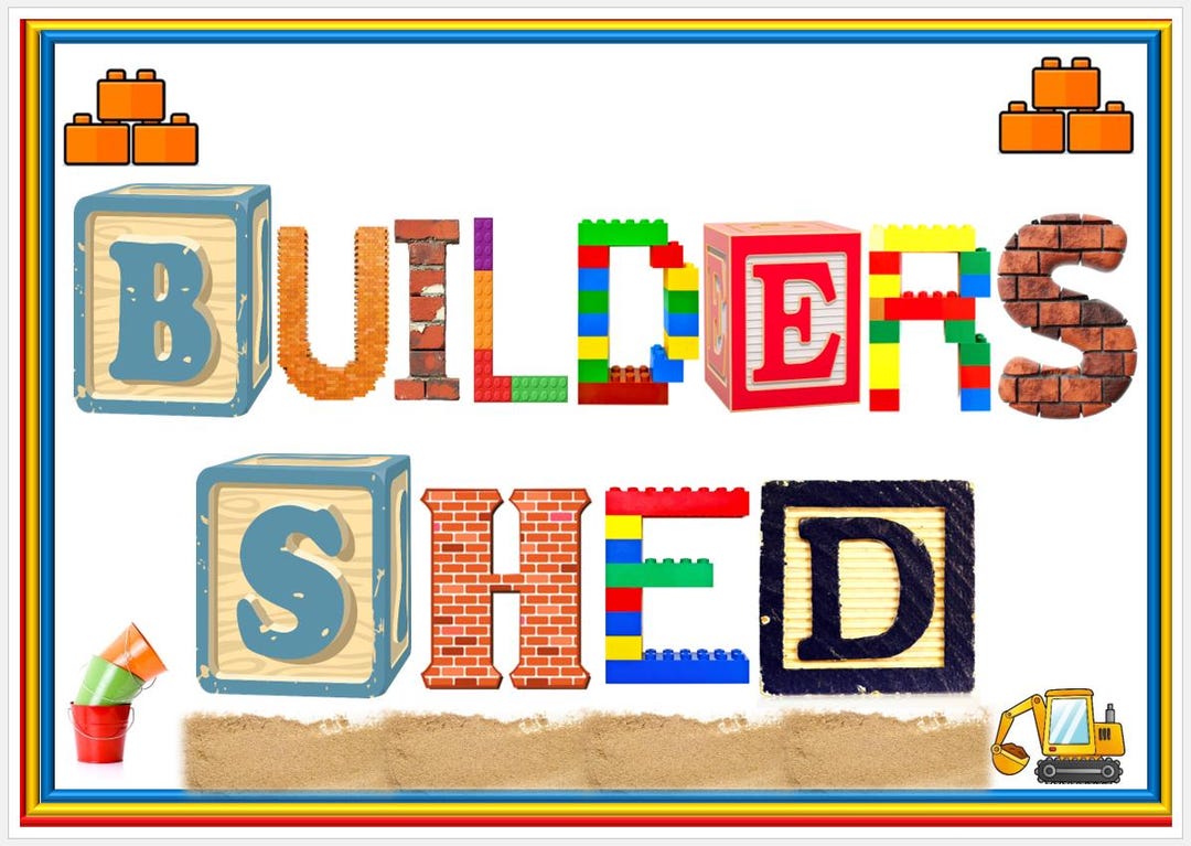 Outdoor Weatherproof Sign - Builders Shed - Eyfs - Nursery-school ...
