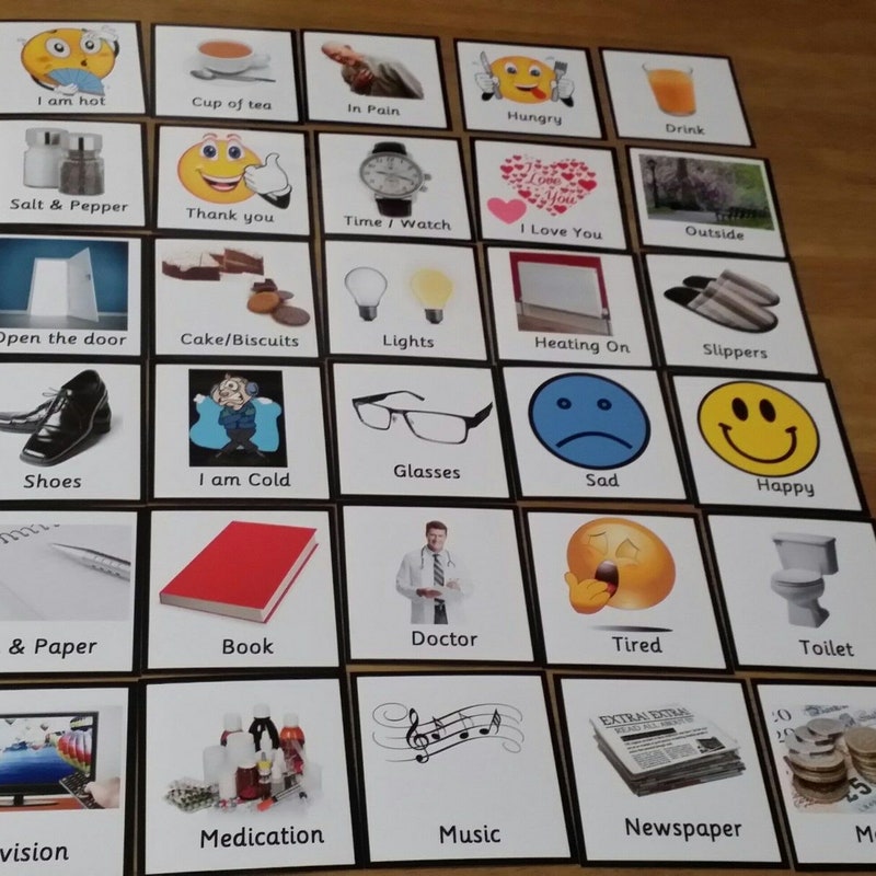 Adult Communication Board - Etsy