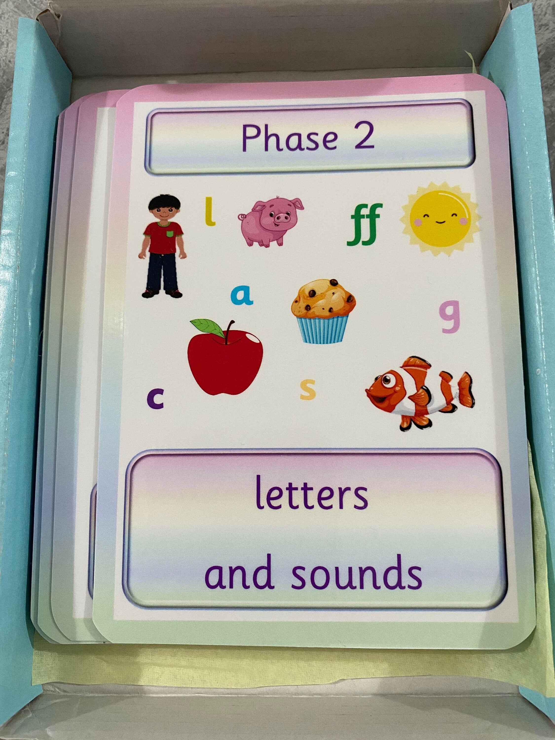 Phase 2 PHONICS- Flashcards- Starting School- Letters and Sounds ...