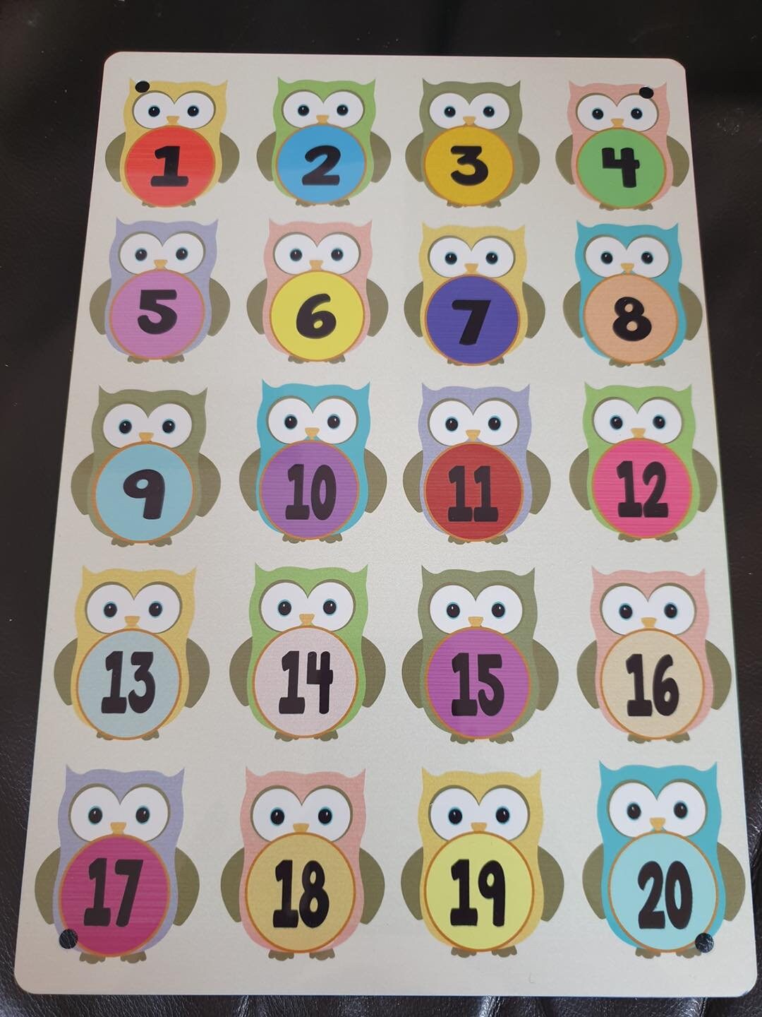 Outdoor Weatherproof Sign - Owl Numbers -nursery/childminder/school ...