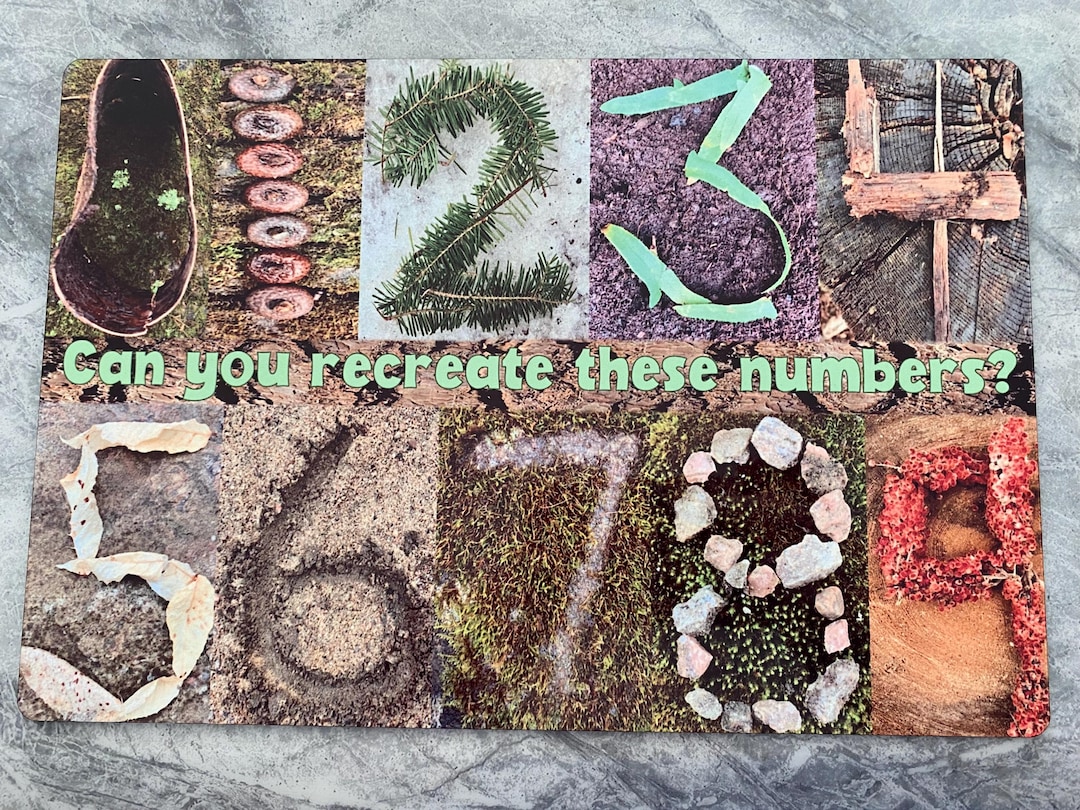 Outdoor Weatherproof Sign - Natural Numbers - Made From Metal ...
