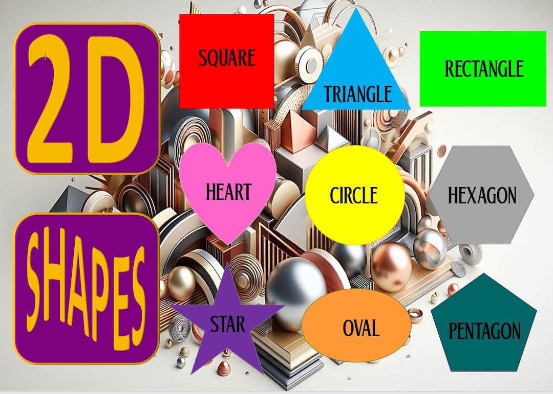 Outdoor Weatherproof Sign -2D Shapes- Made From Aluminium Metal - Eyfs ...