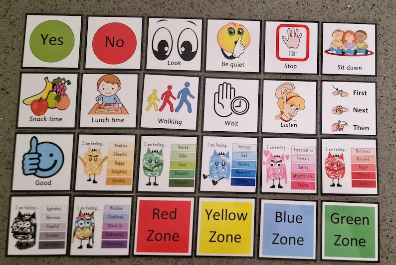 SEN - Visual - Image- Picture Communication Cards - Non Verbal- Autism ...