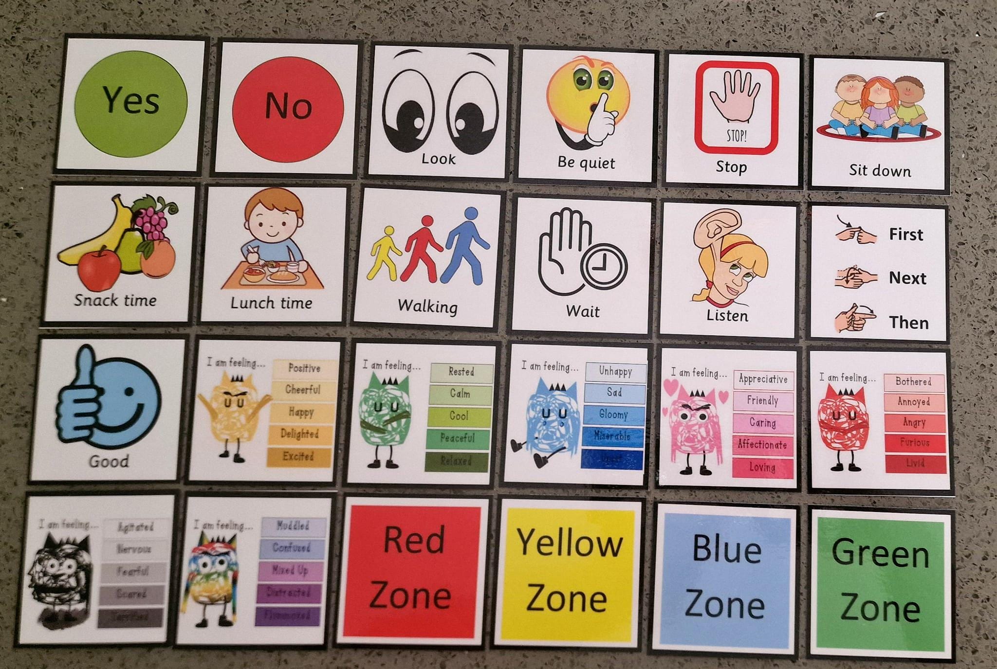 SEN - Visual - Image- Picture Communication Cards - Non Verbal- Autism ...