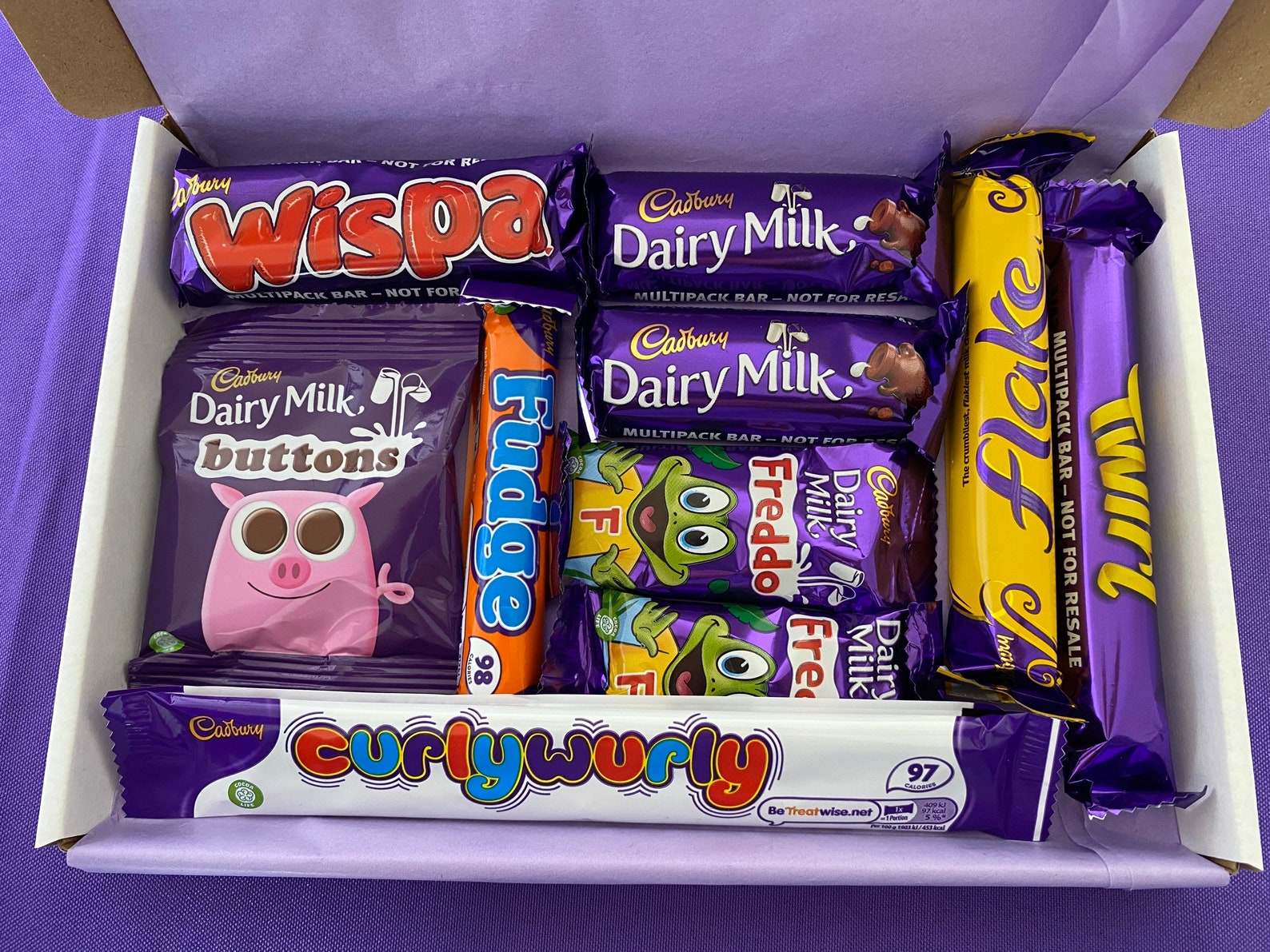 Chocolate Treat Box Cadburys Chocolate Thinking Of You | Etsy
