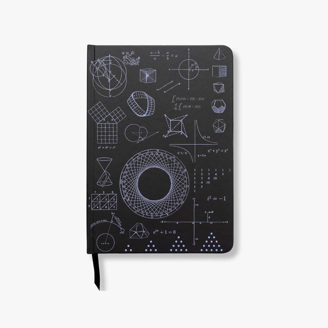 Maths Notebook, A5 Hardcover, Science Gift, Maths Teacher Gift ...