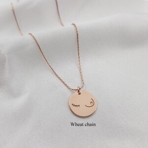 Engraved Breast Cancer Awareness Necklace Boob Pendant Necklace ...