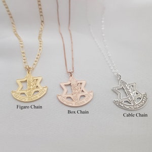 IDF Necklace Israel Defense Forces Stand With Israel Necklace IDF ...