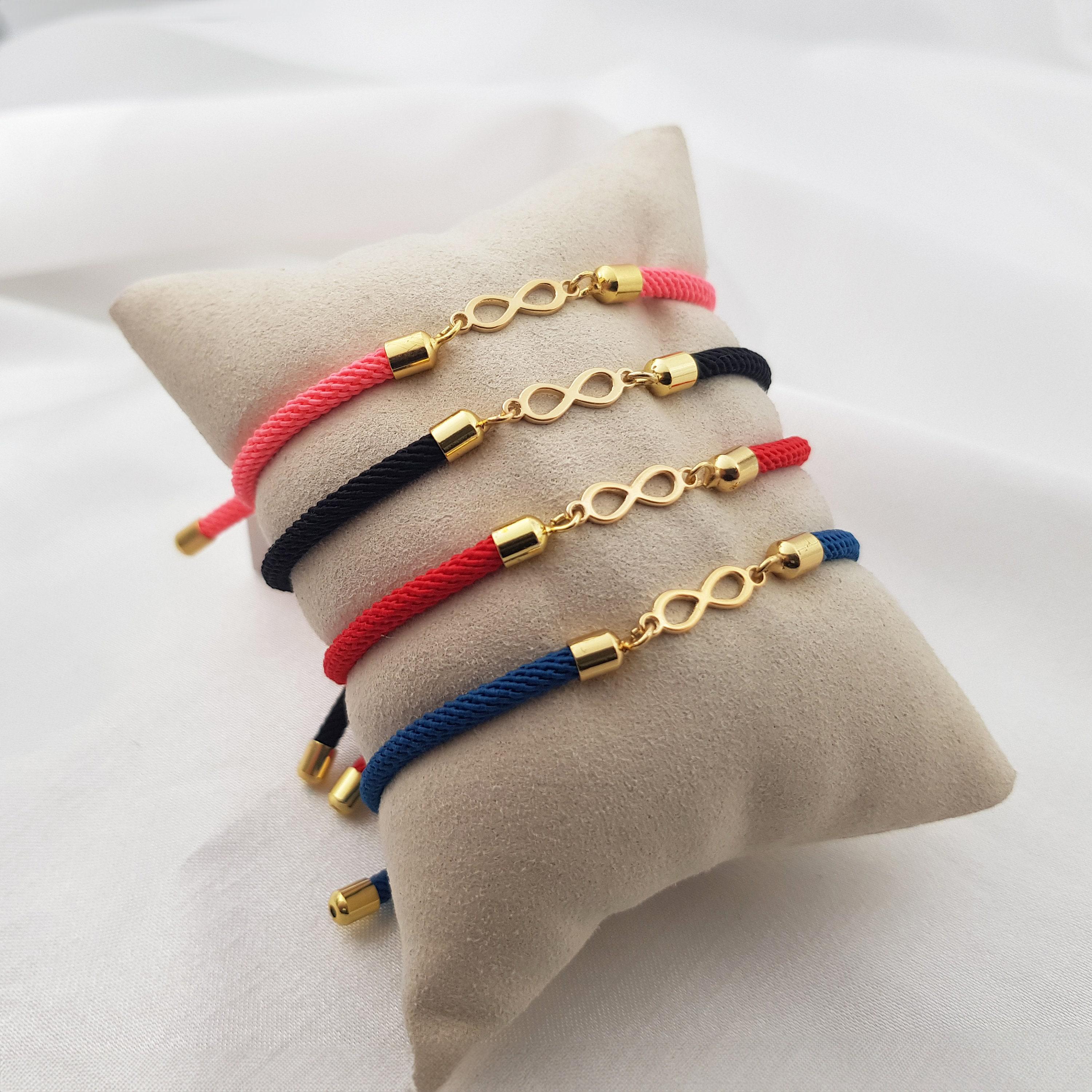 Infinity Cord Bracelet • Customized Infinity Bracelet • Infinity ...